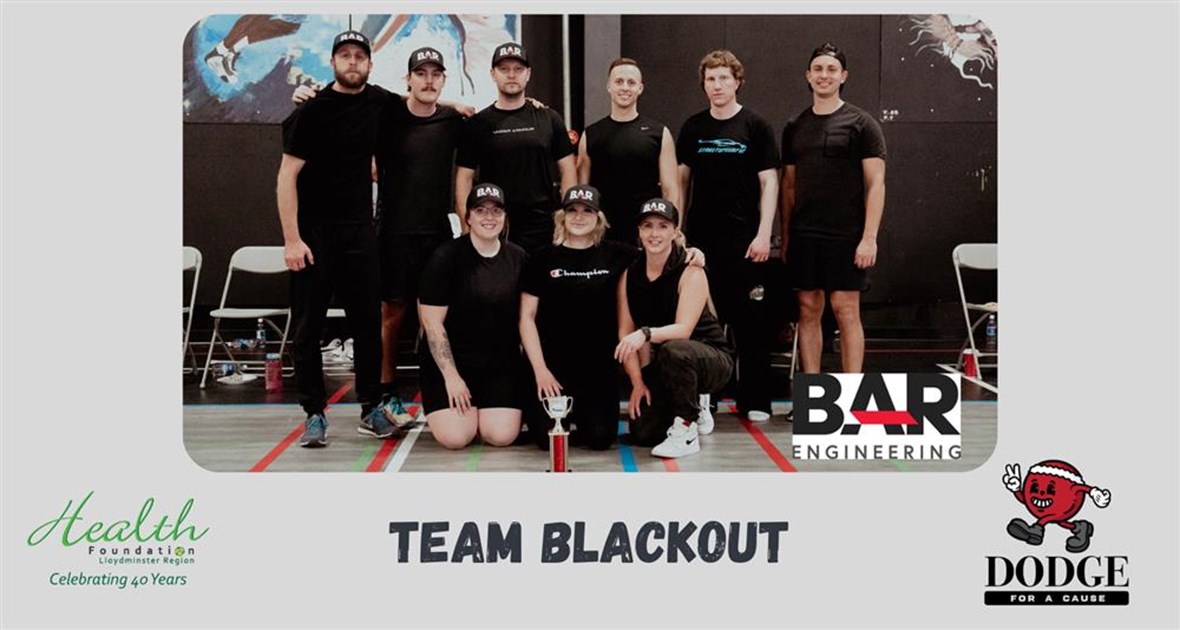 Team Blackout is fundraising for Lloydminster Region Health Foundation