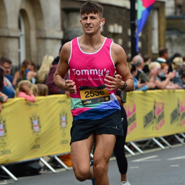 Daniel Bray is fundraising for Tommy’s, the pregnancy and baby charity