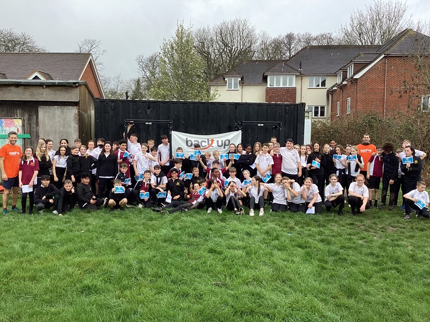 Romsey School is fundraising for Back Up