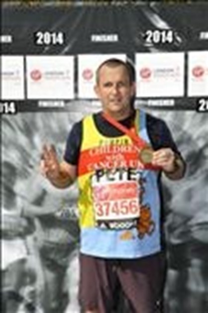Peter Routley is fundraising for Children with Cancer UK