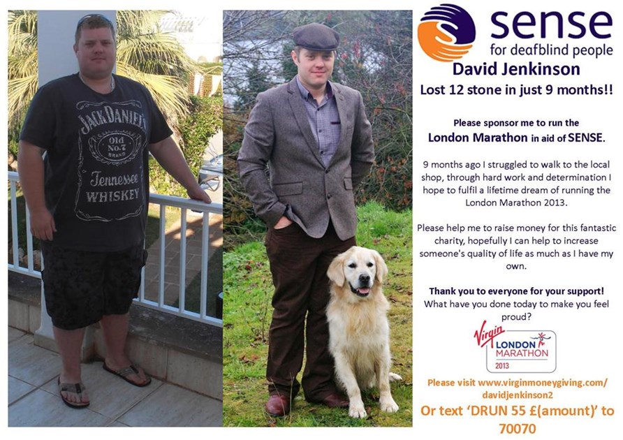 David Jenkinson is fundraising for Sense