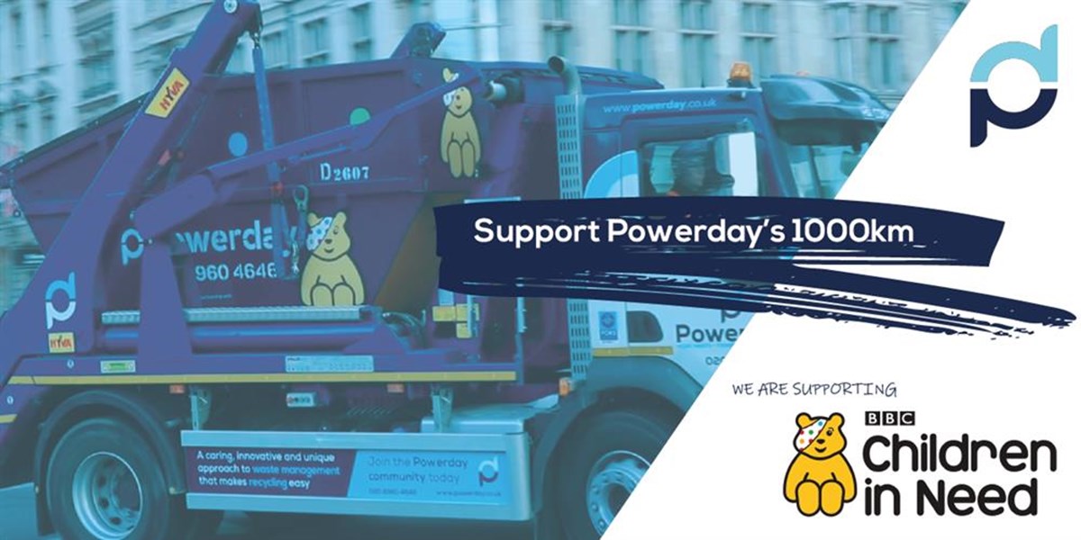 Powerday PLC is fundraising for BBC Children in Need