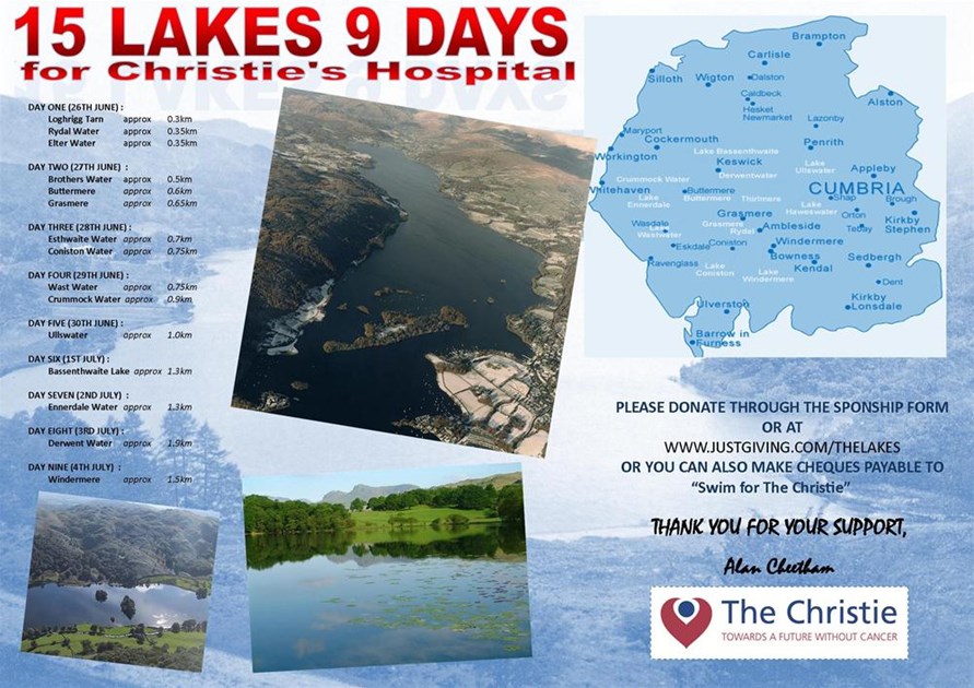 Alan Cheetham is fundraising for THE CHRISTIE CHARITY