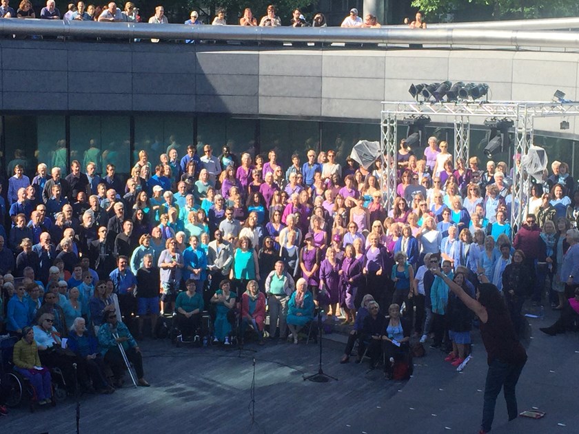 ParkLife Singers is fundraising for WaterAid