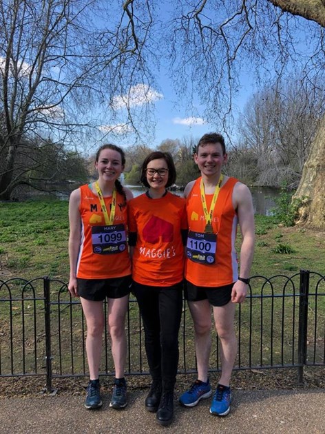 Tom Gough is fundraising for Maggie's Centres