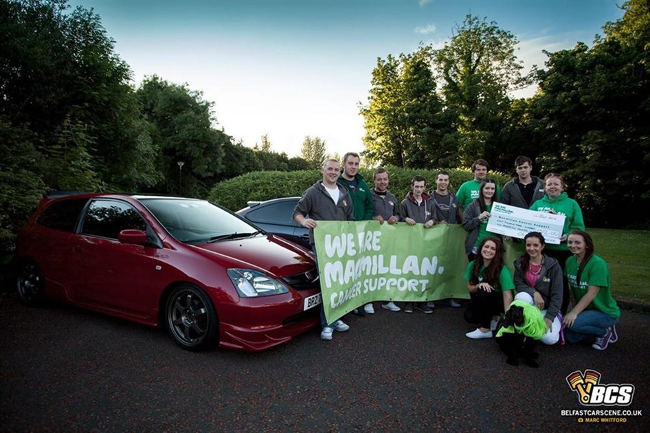 Belfast Car Scene is fundraising for Macmillan Cancer Support