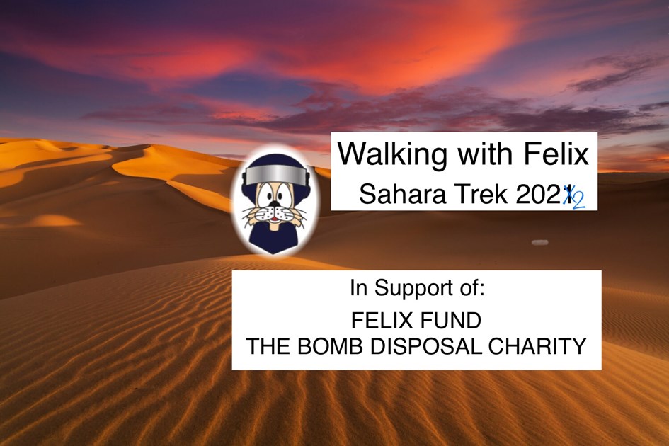 Marc Kaiser is fundraising for Felix Fund - The Bomb Disposal Charity