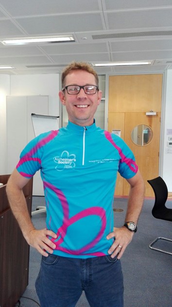 Angus Armstrong is fundraising for Alzheimer's Society