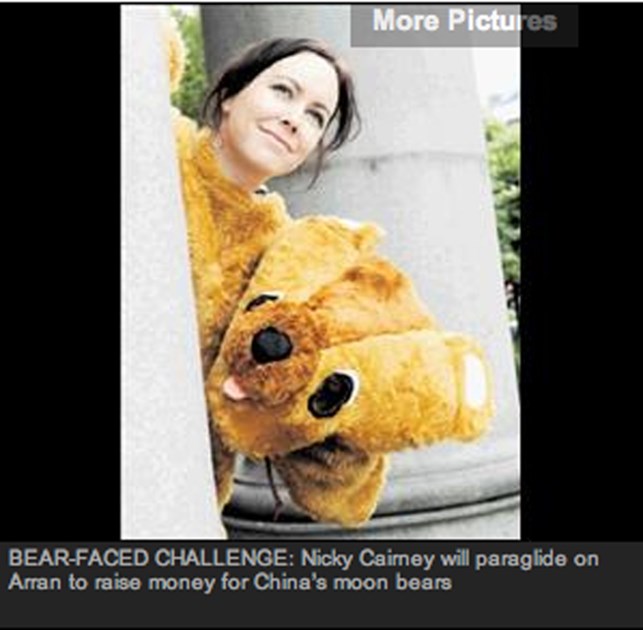 Nicky Cairney@ is fundraising for Animals Asia Foundation - UK