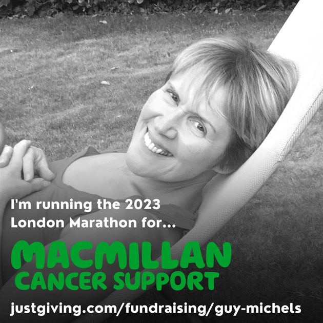 Guy Michels is fundraising for Macmillan Cancer Support