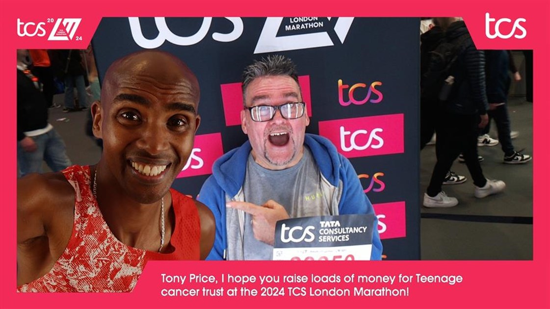 Tony Price is fundraising for Teenage Cancer Trust