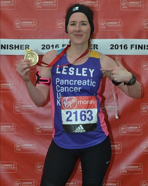 Lesley Williams is fundraising for Pancreatic Cancer UK
