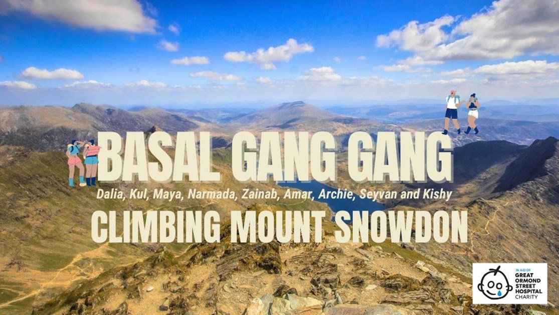 Team Basal Gang Gang is fundraising for Great Ormond Street Hospital ...