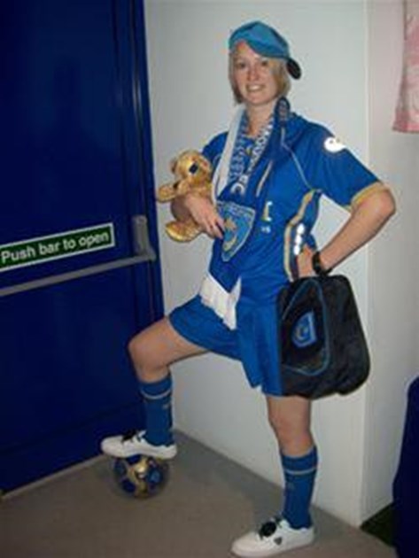 Claire Lock is fundraising for Faith and Football