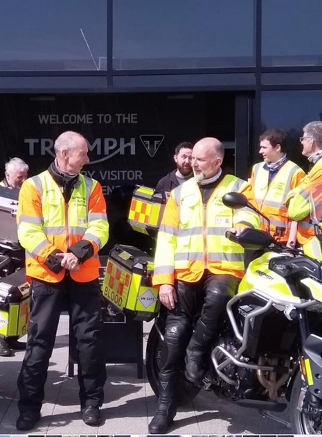 Ian Trafford is fundraising for Leicestershire and Rutland Blood Bikes