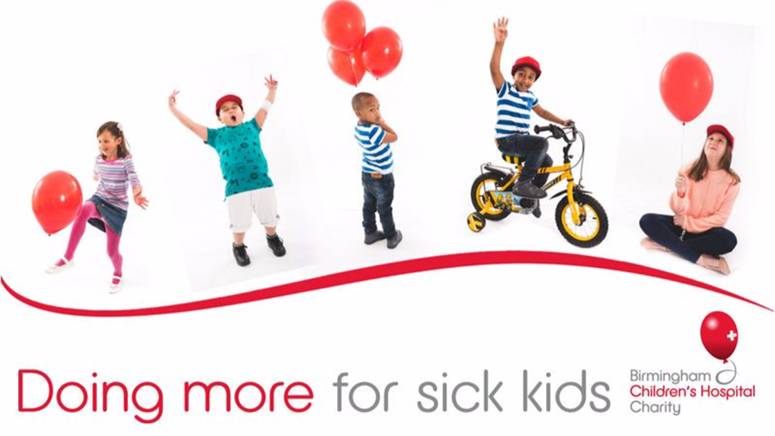 Joseph Ingham is fundraising for Birmingham Children’s Hospital Charity