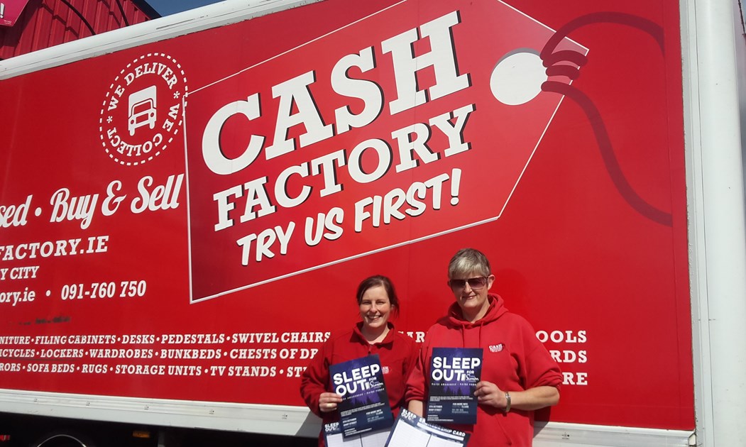 Cash Factory Furniture is fundraising for Galway Simon Community