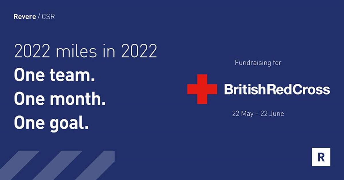 Revere CSR is fundraising for The British Red Cross Society