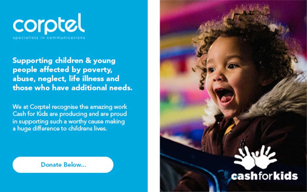 Corptel Giving Back is fundraising for Cash for Kids