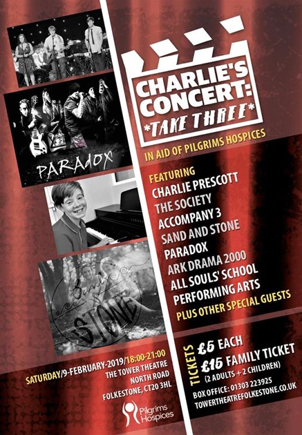 Charlie Prescott is fundraising for Pilgrims Hospices In East Kent