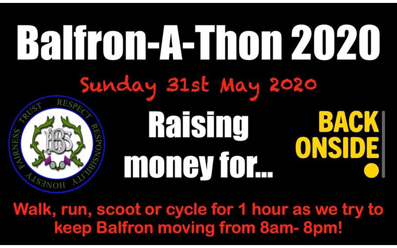 Balfron High School is fundraising for Back Onside