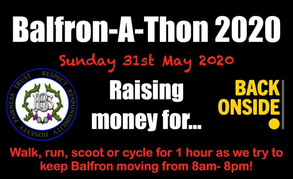 Balfron High School is fundraising for Back Onside