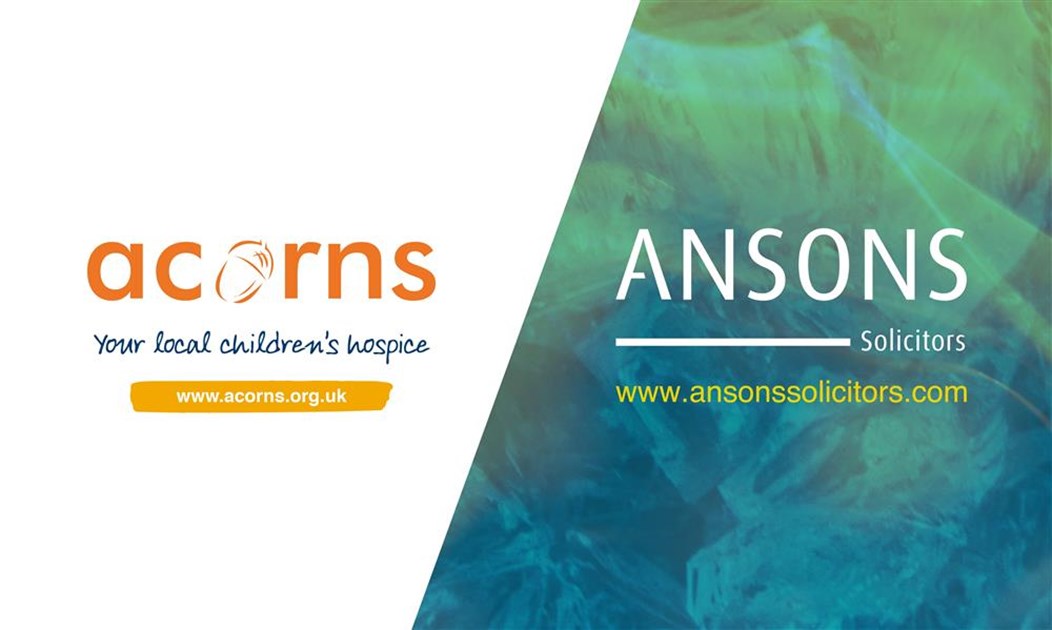 Ansons Solicitors is fundraising for Acorns Children's Hospice Trust