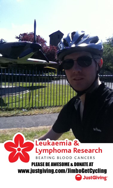 James Manser is fundraising for Blood Cancer UK