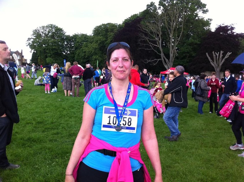 Sarah Higgins is fundraising for Cancer Research UK Sarah Higgins is fundraising for Cancer Research UK