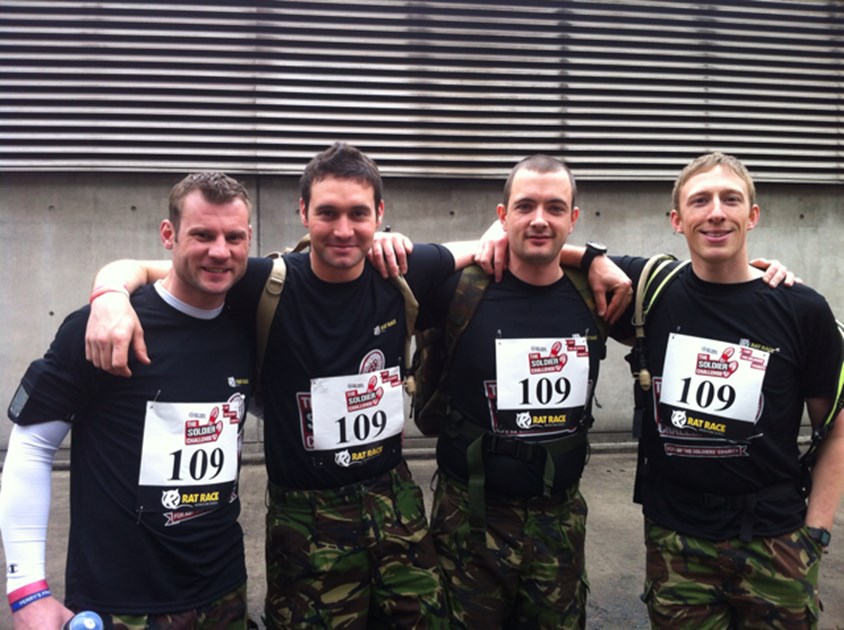 Gareth Lancaster is fundraising for Army Benevolent Fund