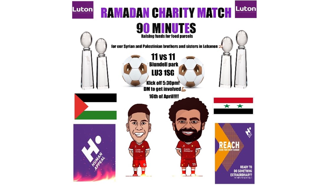 Taaha Khalid is fundraising for Human Appeal