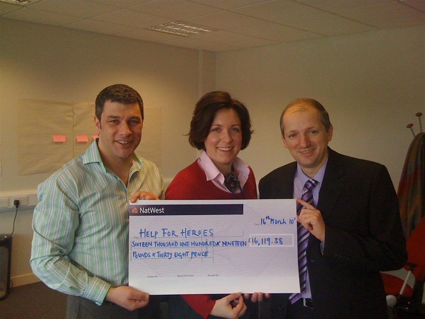 Anthony Ward is fundraising for Help for Heroes