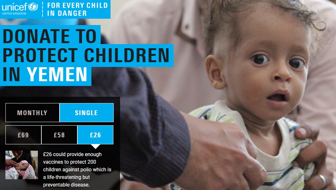 Luke Swann is fundraising for UNICEF UK