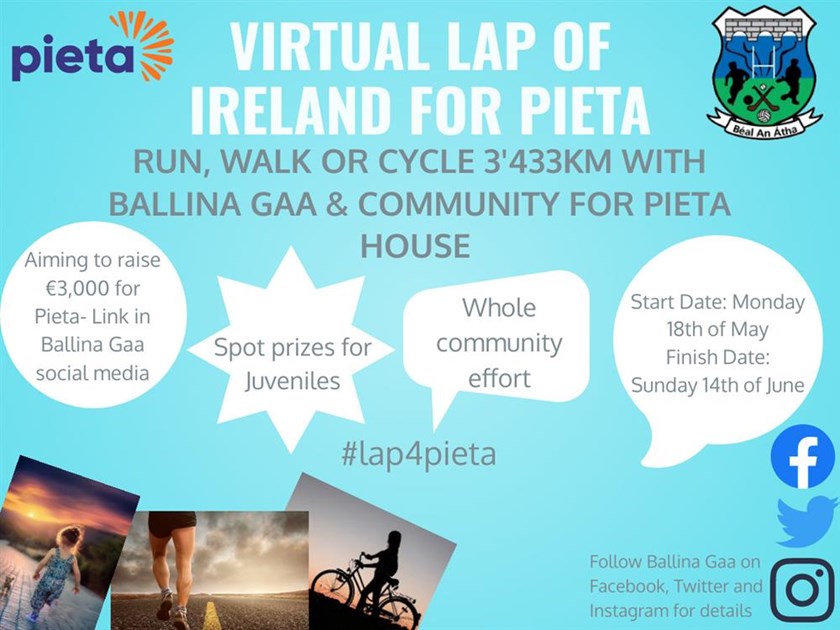 Ballina Gaa Tipperary is fundraising for Pieta