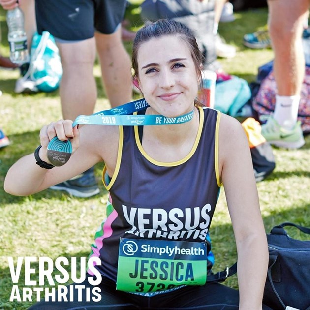 Jessica Swift is fundraising for Versus Arthritis