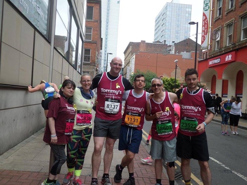 Peter Lindley is fundraising for Tommy’s, the pregnancy and baby charity