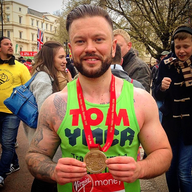 Tom Truman is fundraising for YMCA England and Wales
