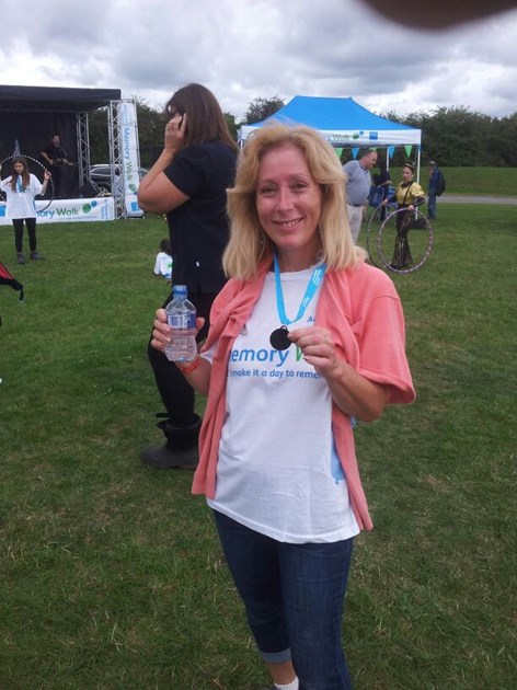 Alison Booth is fundraising for Alzheimer's Society