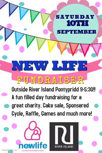 Ponty River Island is fundraising for Newlife the Charity for Disabled ...