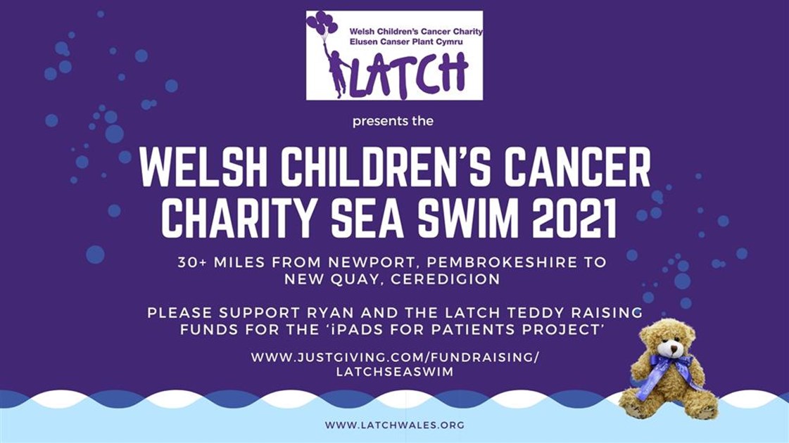 Ryan Davies is fundraising for Latch Welsh Children's Cancer Charity