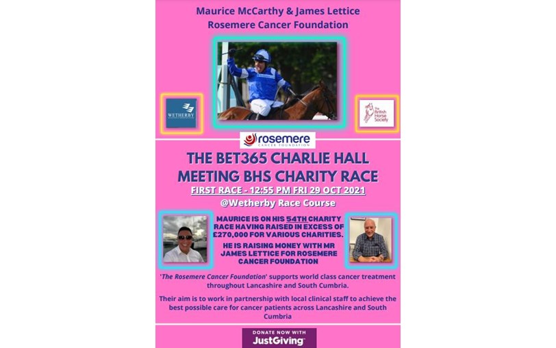 Maurice Mccarthy is fundraising for Rosemere Cancer Foundation Maurice Mccarthy is fundraising for Rosemere Cancer Foundation