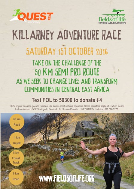 Andy Sloane is fundraising for Fields of Life