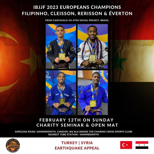 Cantagalo JiuJitsu London is fundraising for The British Red Cross Society