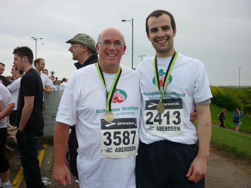 John and Cameron Mowat is fundraising for Alzheimer Scotland
