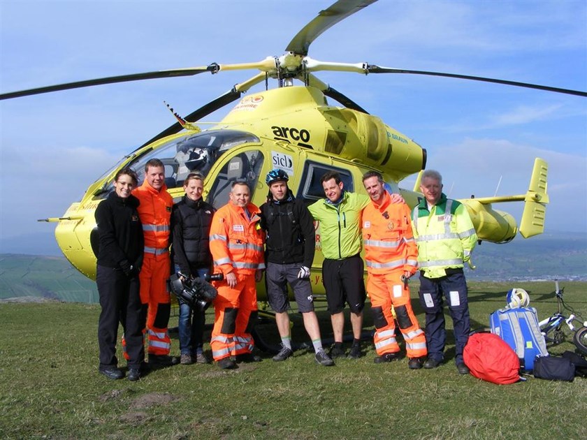 James Carnall is fundraising for Yorkshire Air Ambulance Charity