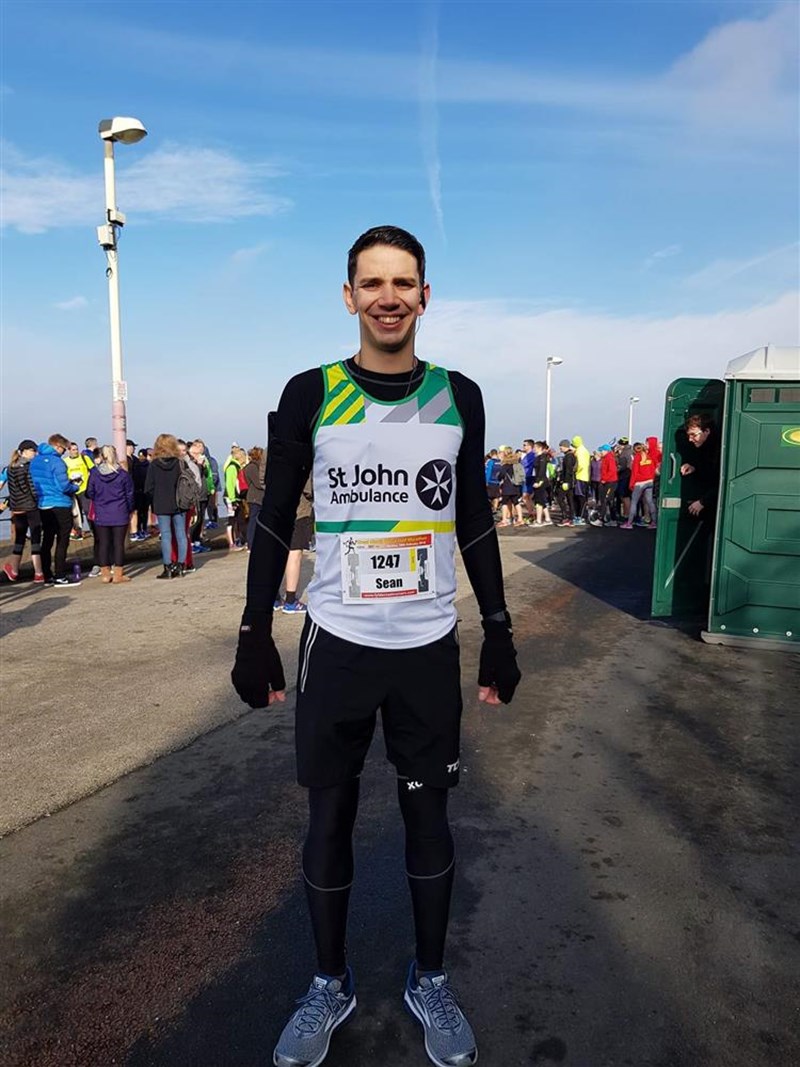 sean le gros is fundraising for St John Ambulance
