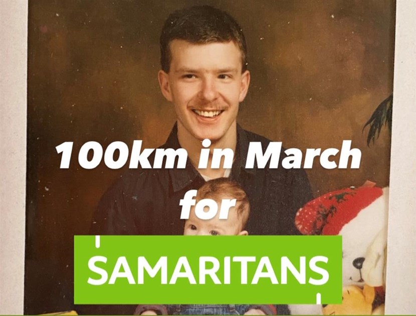 Luke Barron is fundraising for Samaritans