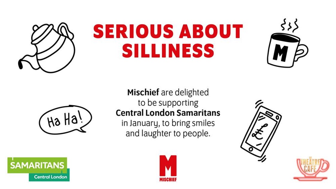 Mischief Comedy is fundraising for Central London Samaritans