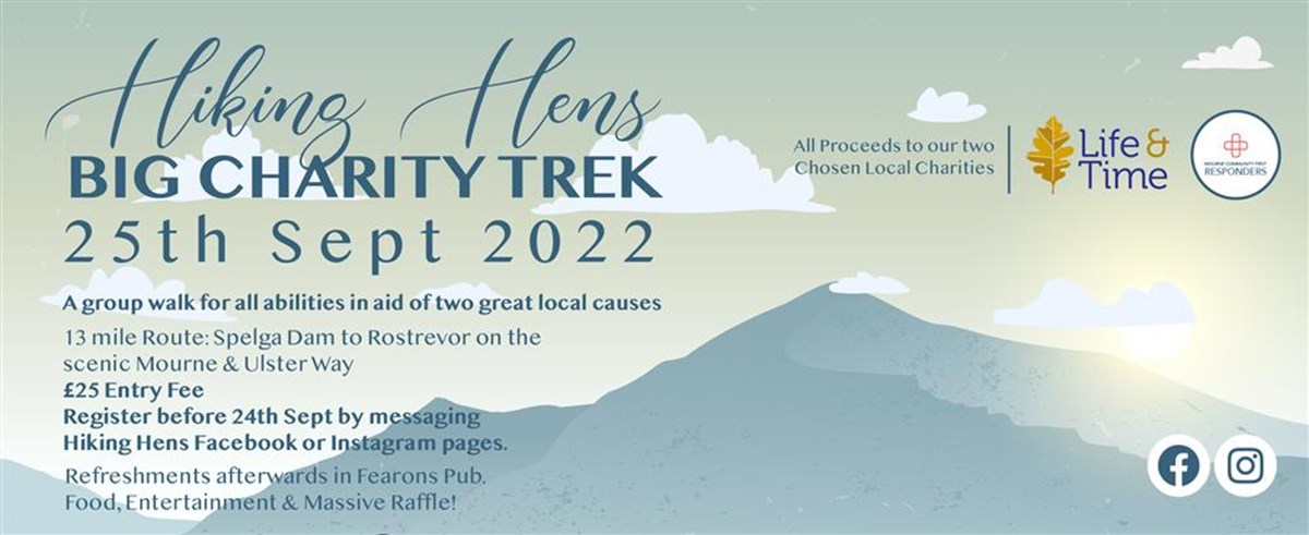 Hiking Hens is fundraising for Life and Time
