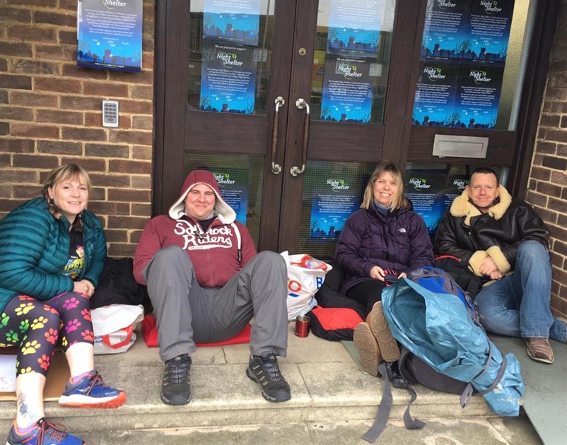 Swindon Ambulance is fundraising for Swindon Night Shelter